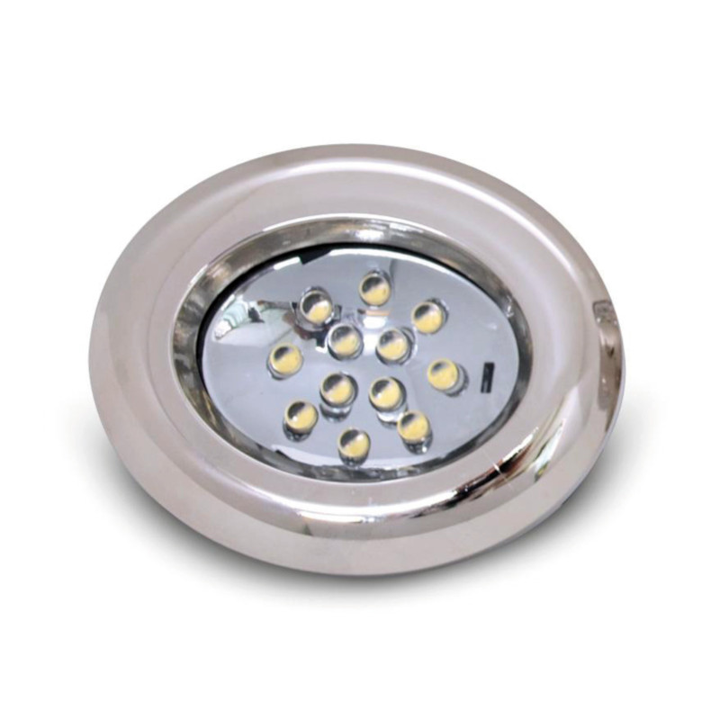 ΠΛΑΦΟΝΙΕΡΑ ΟΒΑΛ LED ΧΩΝΕΥΤΗ TΡΥΠΑ 50mm – SailMarine