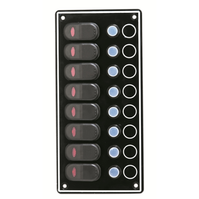 ΠΙΝΑΚΑΣ 8 ΔΙΑΚΟΠΤΕΣ LED (7+1 ΣΤΙΓΜΙΑΙΟ) AYTOMATEΣ ΑΣΦΑΛΕΙΕΣ AΔIABΡOXOΣ ...
